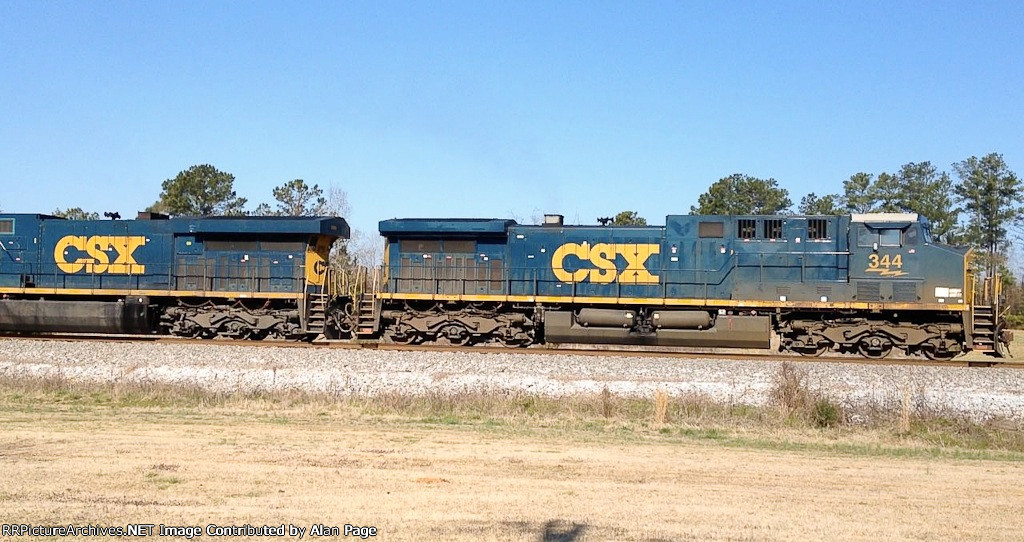 CSX AC44CW 344 and AC60CW 669